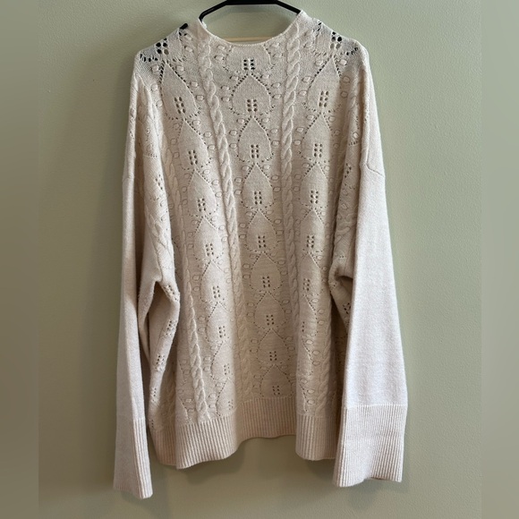 Democracy | Sweaters | Democracy Cream Knit Sweater | Poshmark